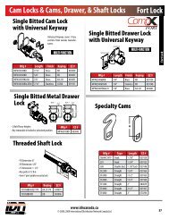 Ilco Cam, Drawer, & File Cabinet Locks - IDN Canada
