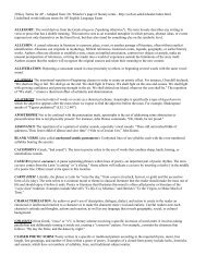 AP Lang. Rhetorical Terms