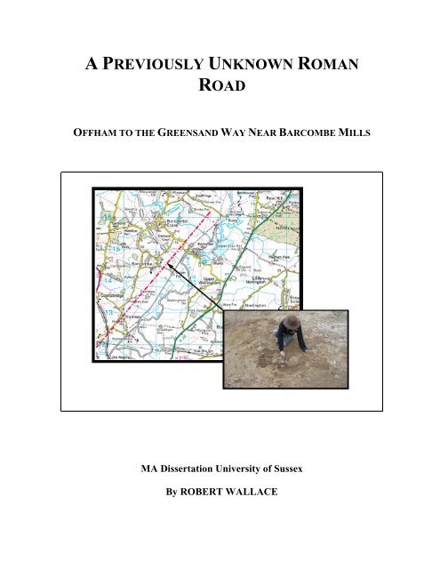 A PREVIOUSLY UNKNOWN ROMAN ROAD - Culver Project