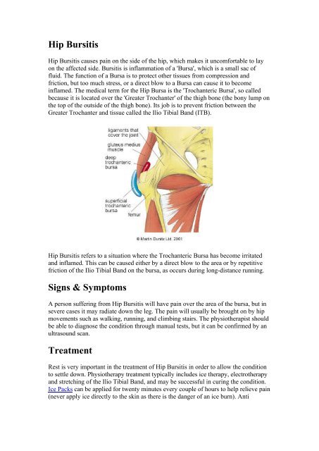 Hip Bursitis Signs & Symptoms Treatment - Baraka-therapy.com