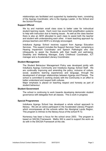 Part B Principal’s Name