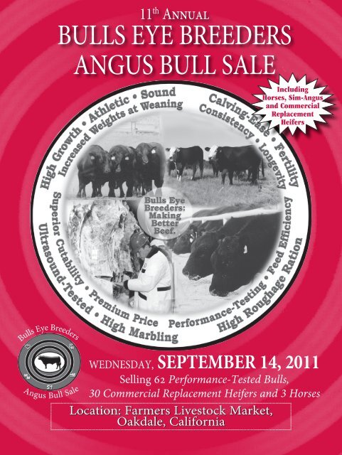 BULLS EYE BREEDERS ANGUS BULL SALE - Angus Journal