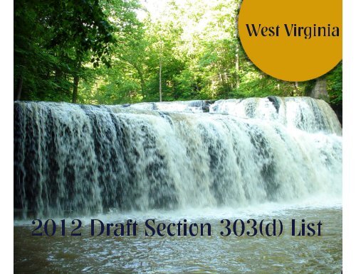 2012 Section 303(d) List - WV Department of Environmental Protection