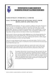 CRRT Prismaflex 1 - Intensive Care & Coordination Monitoring Unit