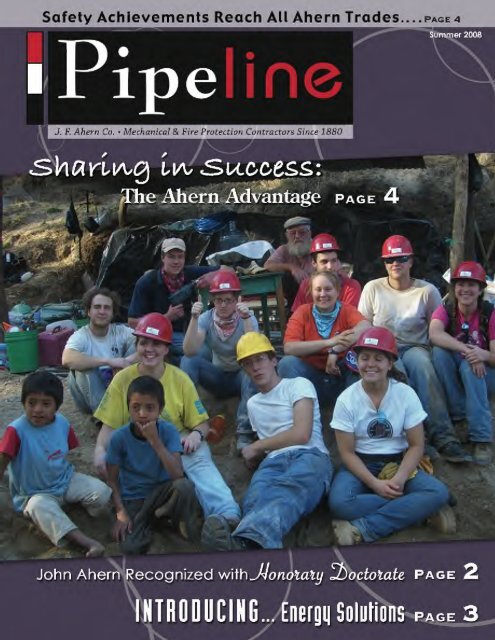 John Ahern Recognized with UW-Madison - Ahern Fire Protection