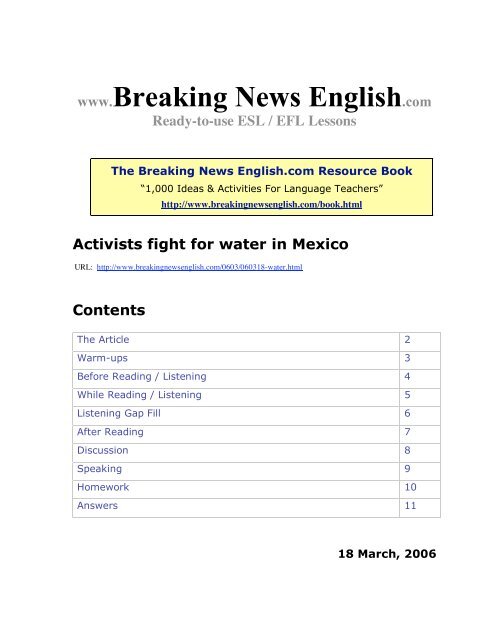 PDF Doc - Breaking News English