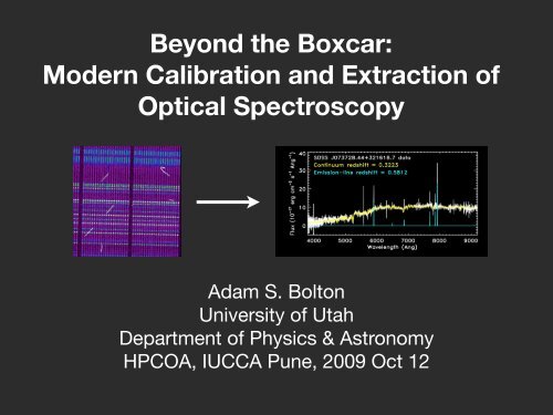Beyond the Boxcar: Modern Calibration and Extraction of Optical ...