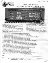 Sunshine Kits All Time List - Sunshine Models HO scale resin freight ...