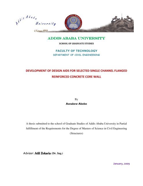 Addis Ababa University Thesis Addis Ababa University Thesis