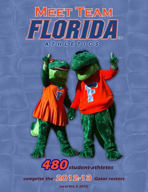 Team Florida 2012-13 ... Behind the Uniforms - GatorZone.com