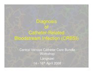 Implementation of CVC Care Bundle: CVC bundle checklist - MRIC