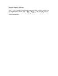 Fact Sheet 9 - Vicarious Trauma - American Counseling Association