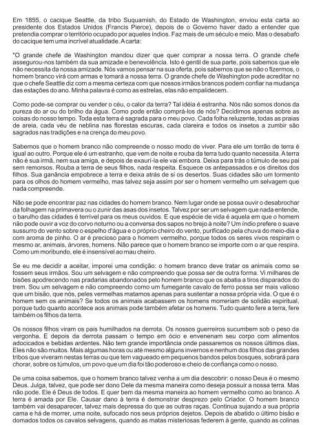 Carta do Chefe Seattle