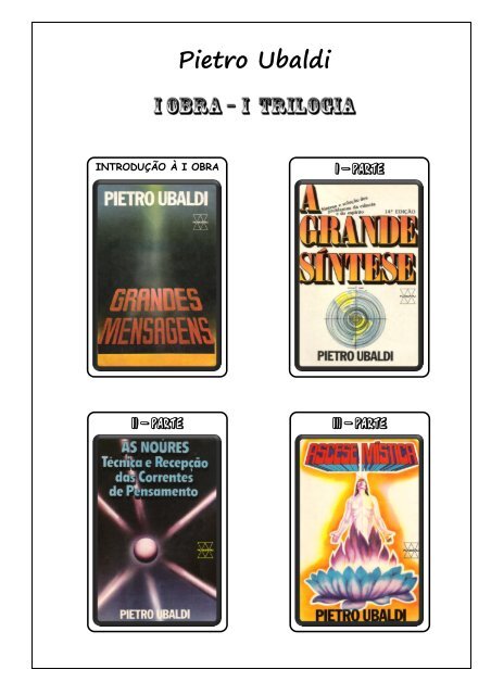 Pietro Ubaldi – I Obra