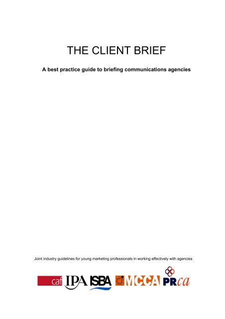 PRCA-The_Client_Brief-Full_Guidelines