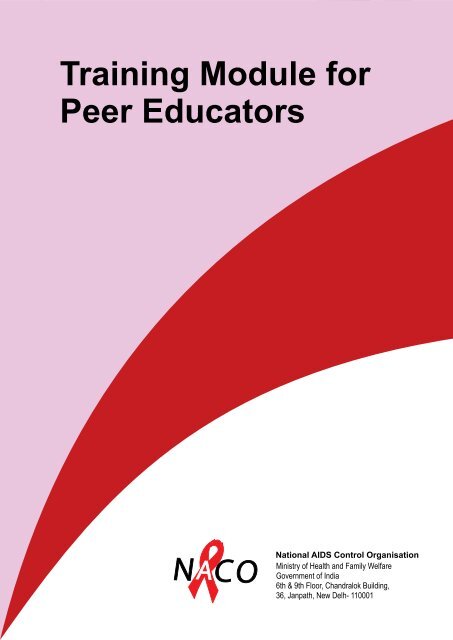 Training Module for Peer Educators - STRC Orissa