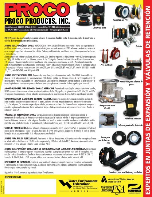 General Product Brochure_ES.indd - Proco Products, Inc.