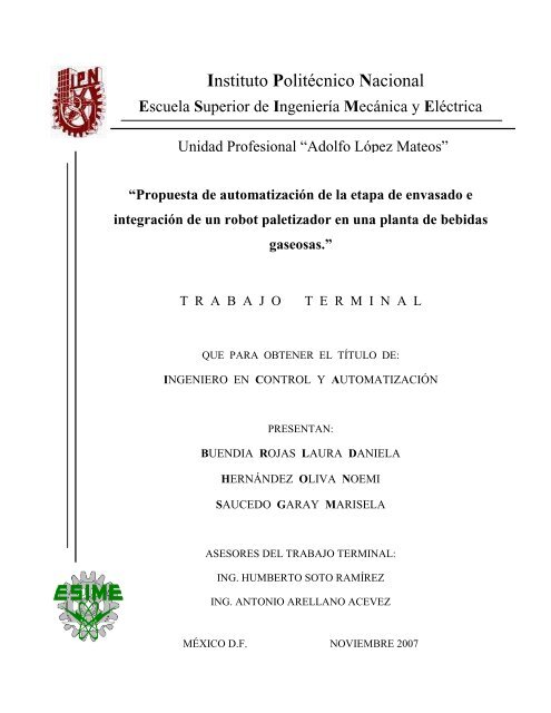 Capítulo 1 - Tesis en el IPN - Instituto Politécnico Nacional