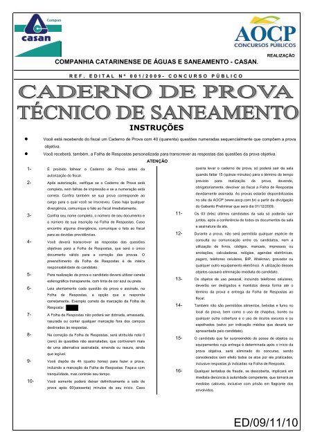 Questões de LODF: Instituto AOCP