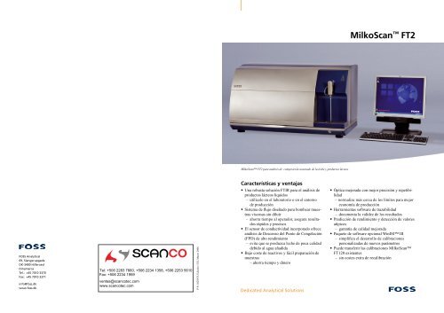 MilkoScan™ FT2 - Scanco