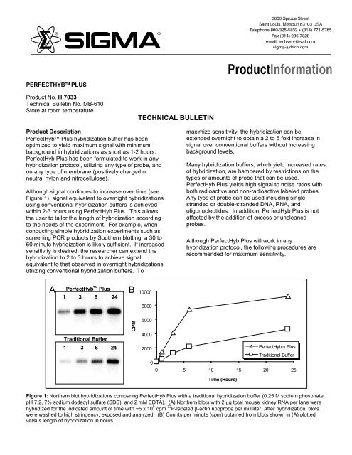 PerfectHyb™ Plus Hybridization Buffer (H7033 ... - Sigma-Aldrich