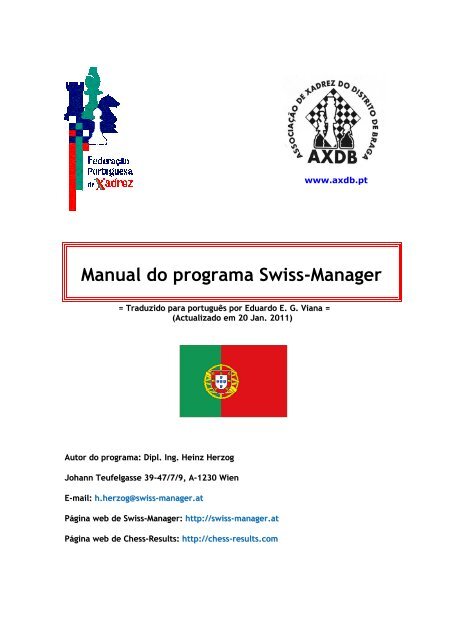Manual do programa Swiss-Manager - Listas ELO - FPX