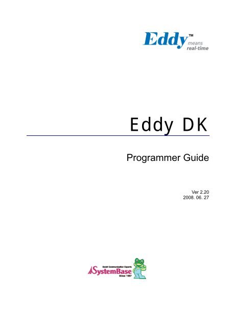Eddy DK Programmer Guide