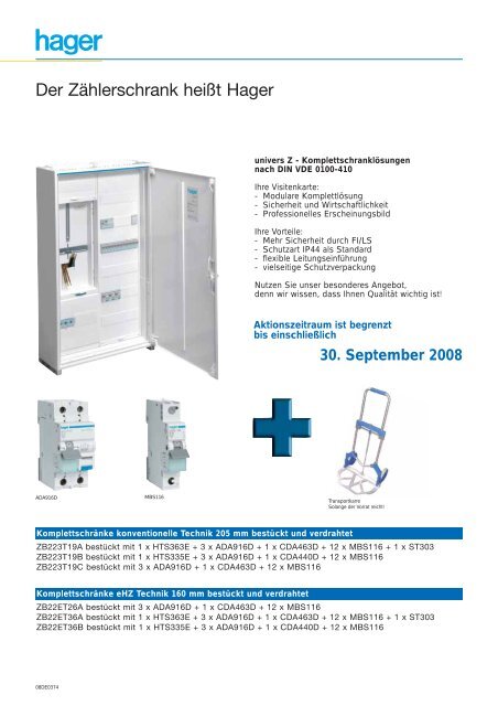 Verwunderlich Hager Zahlerschrank Planen Bild