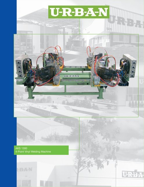 AKS 1300 4-Point Vinyl Welding Machine - Urban