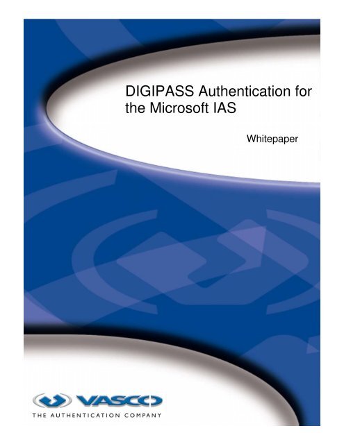 DIGIPASS Authentication for the Microsoft IAS - Vasco