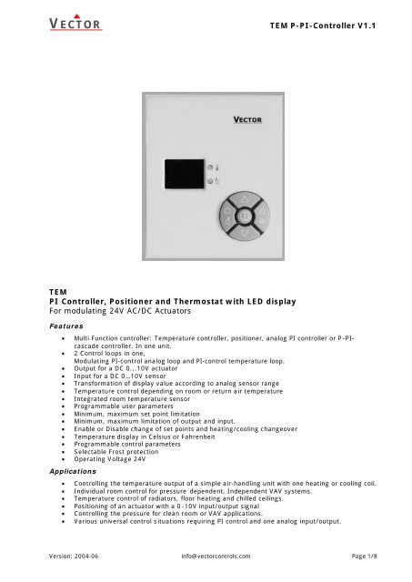 TEM_V1.1 - Vector Controls Group