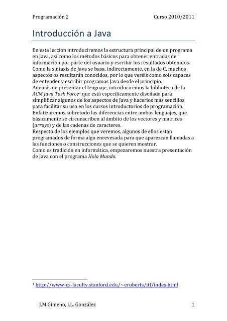 Introducción a Java