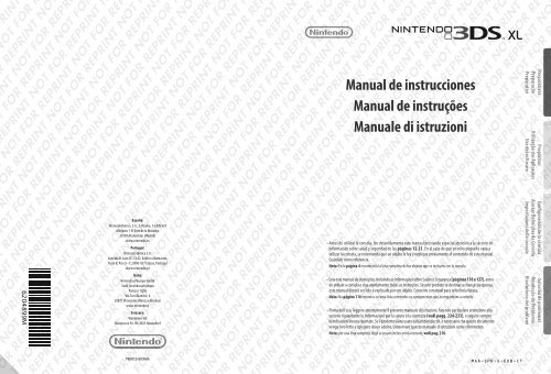 Manual de Instruções da Nintendo 3DS XL - Nintendo of Europe