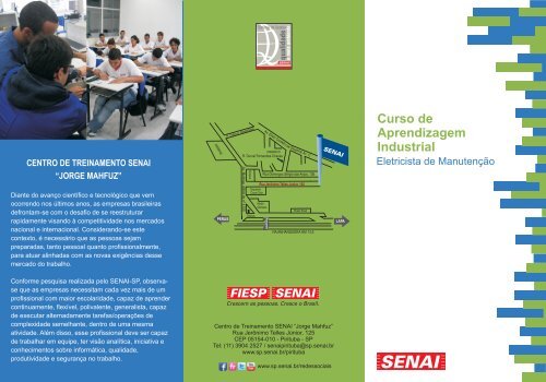 folder eletricista - Senai