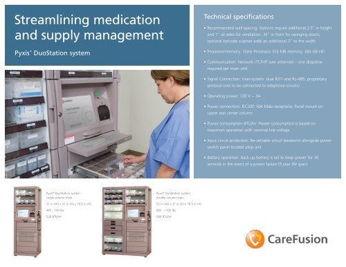 Pyxis® DuoStation - CareFusion