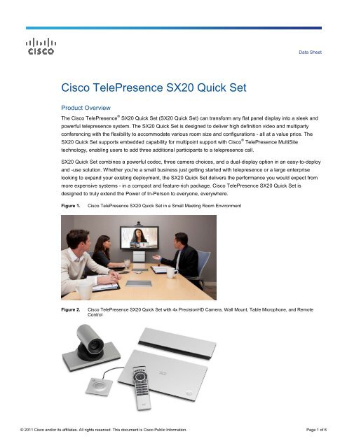 Cisco Telepresence Sx20 Quick Set