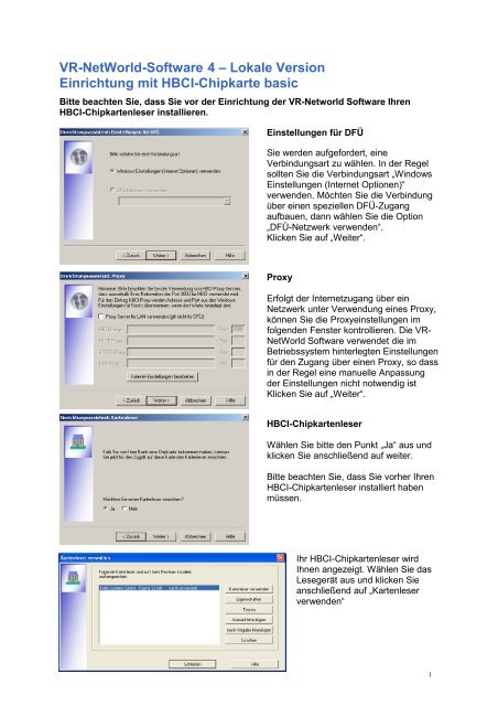 Vr-Networld Und Einrichten Chipkarte – RHXRZI
