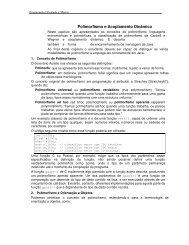 EIXOS CHAVETAS E ACOPLAMENTO - POLI