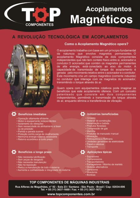 Acoplamento Magnético FGC - TOP COMPONENTES