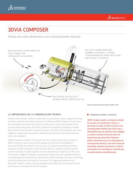 3DVIA COMPOSER - SolidWorks