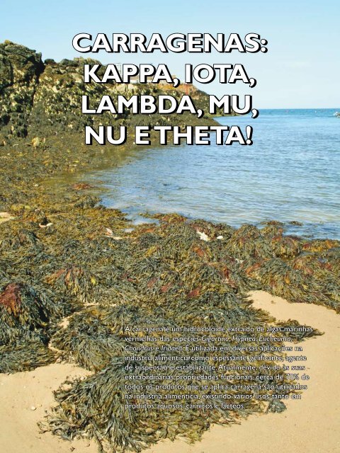 CARRAGENAS: KAppA, IOTA, LAmbDA, mU, NU E THETA ...