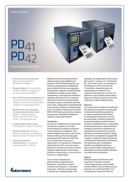 PD41 PD42 - Intermec