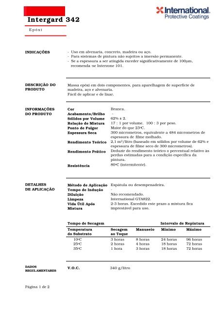 Intergard 342 - WS Tintas