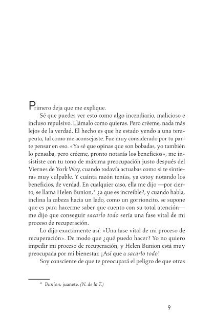Primeras páginas - La esfera de los libros
