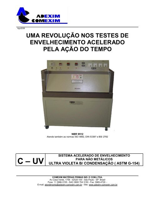 C – UV - Adexim Comexim