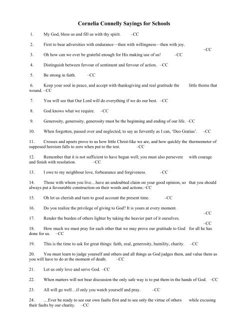 Cornelia Quotes - Cornelia Connelly Library