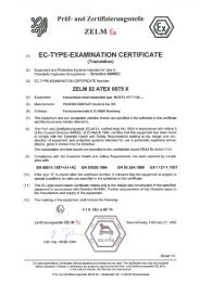 ZELM 03 ATEX 0128 X - ZELM ex