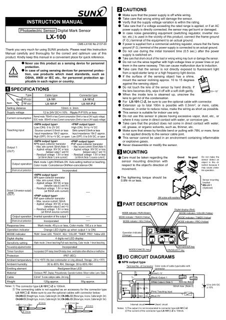 LX-100 Instruction Manual
