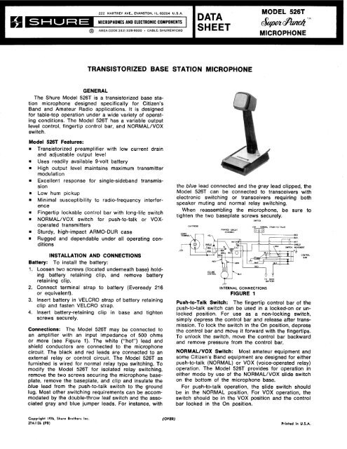 526T Super Punch Microphone - The Music People, INC