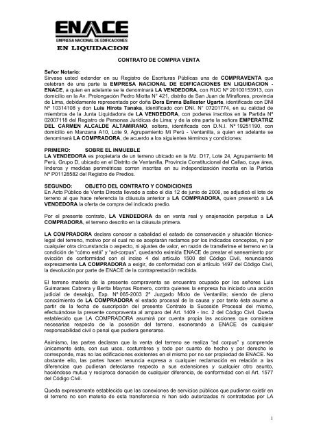 Contrato De Compra Venta